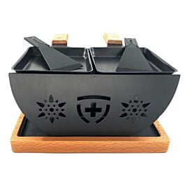 Raclette-Set «Edelweiss», 12-teilig von Heidi Cheese Line | Angela Bruderer